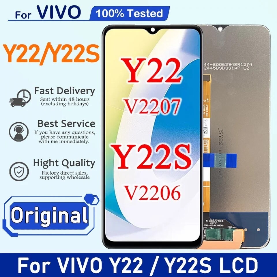 หน้าจอ LCD vivo Y22 (2022) งานแท้ Lcd Display จอ + ทัช อะไหล่มือถือ จอ ...