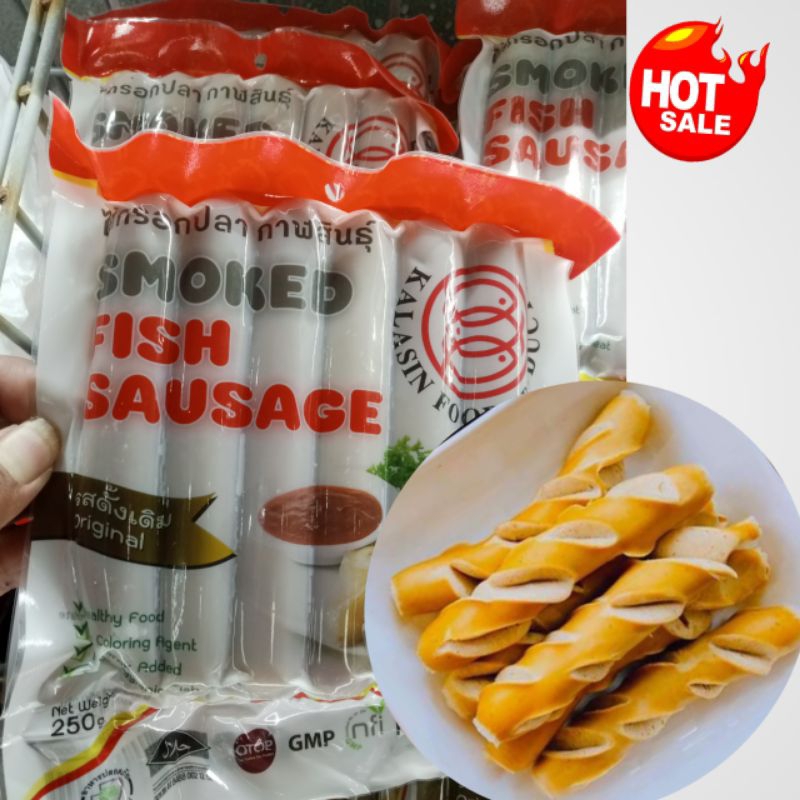 🔥ไส้กรอกปลากาฬสินธุ์ รสดั้งเดิม เนื้อปลาล้วนไม่มีแป้ง อร่อยได้ประโยชน์ ...