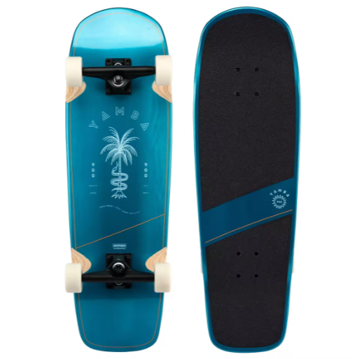 OXELO สเก็ตบอร์ด ครุยเซอร์ Skateboard Cruiser รุ่น Yamba 900 (สีฟ้า ...