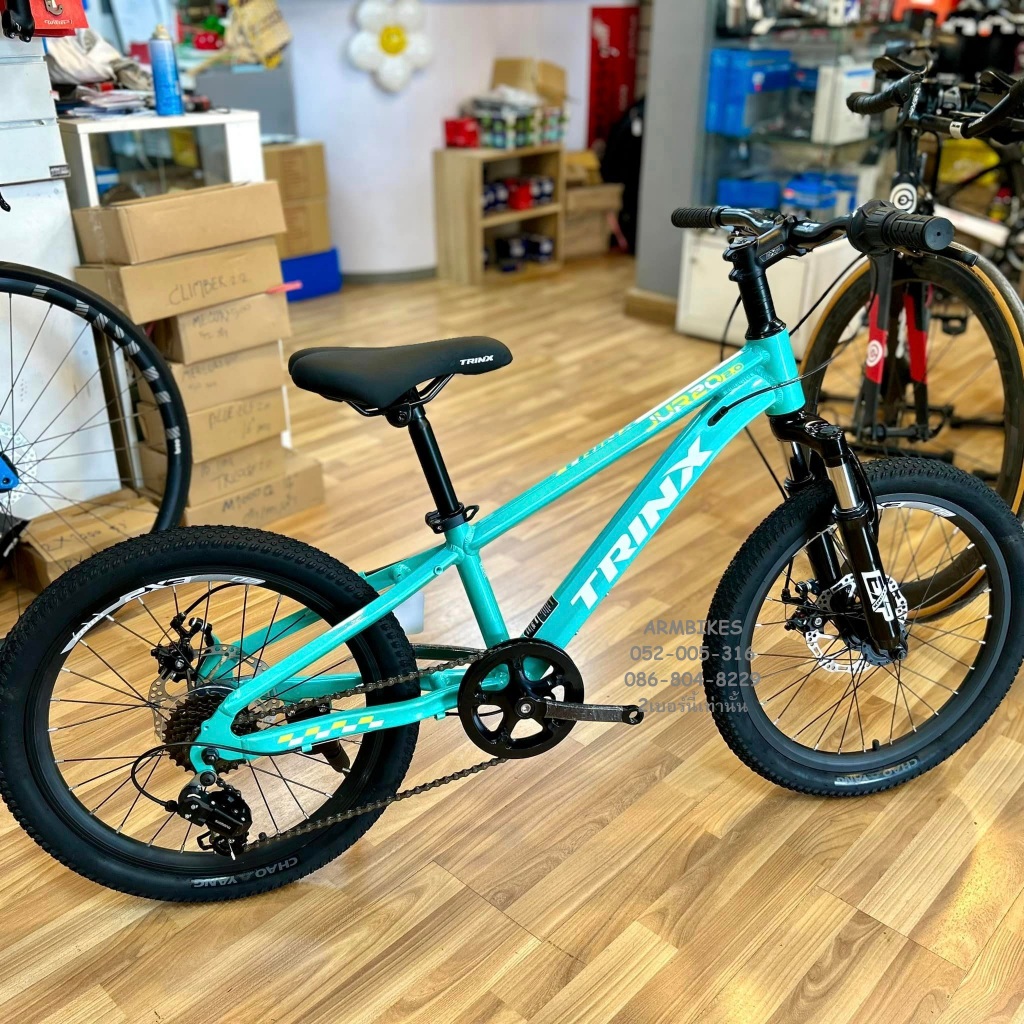 TRINX Junior 2.0 MTB สำหรับเด็ก เฟรมอลูมิเนียม ล้อ 20 นิ้ว 7sp. ดิสก์สาย | Shopee Thailand