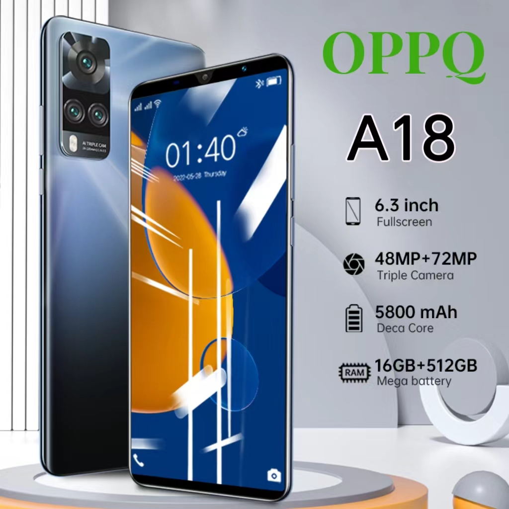 (โปรโมชั่น) OPP0 A18 5g สมาร์ทโฟนใหม่ล่าสุดหน้าจอ 6.7 นิ้ว 8GB + 256GB ...
