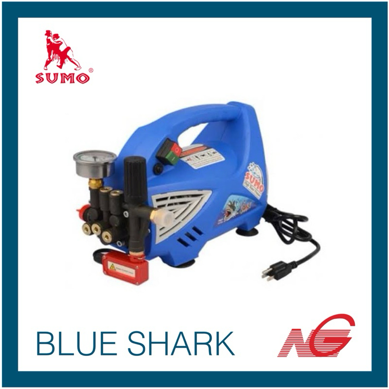เครื่องฉีดน้ำแรง SUMO รุ่น BLUE SHARK 120 BAR 1500W | Shopee Thailand