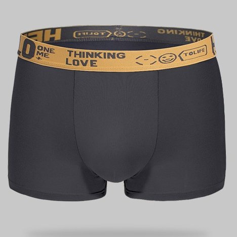 #143 กางเกงในผู้ชายขาสั้น กางเกงในบ็อกเซอร์ Boxer เนื้อผ้านิ่ม สวมใส่สบาย ระบายอากาศได้ดี Size L ...