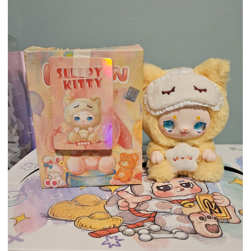Kimmon V1 Sleepy Kitty สีเหลืองน่ารักมาก | Shopee Thailand