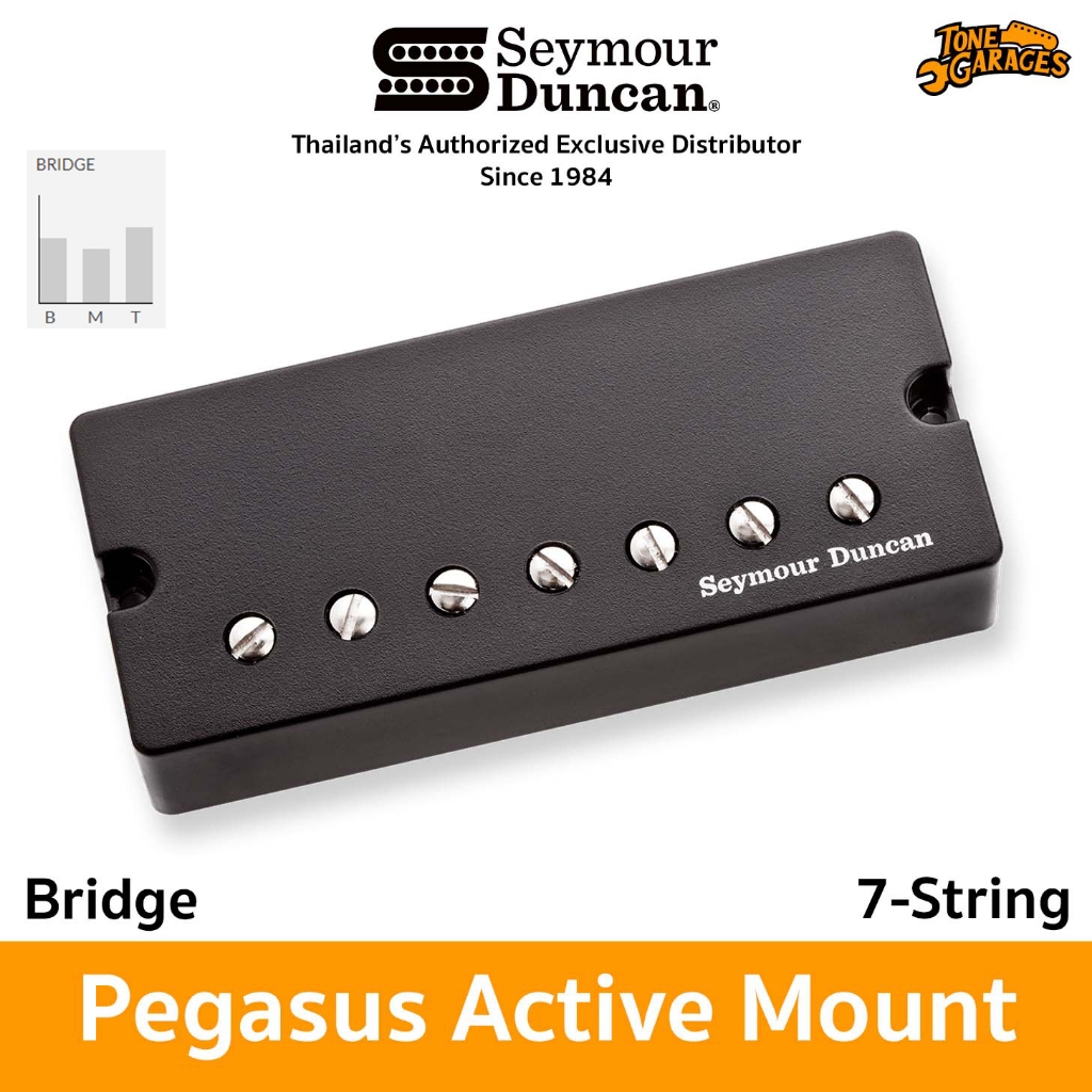 Seymour Duncan Pegasus Active Mount Humbucker Bridge Pickup 7 String ...