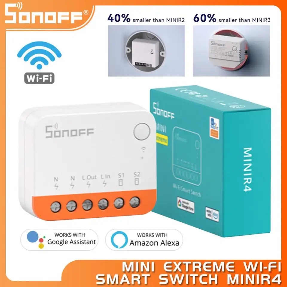 Sonoff Smart Switch MINI R4 สวิตช์อัฉริยะ เปิด/ปิดอุปกรณ์ไฟฟ้าผ่านมือ ...