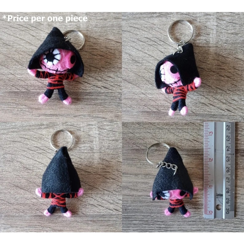 พวงกุญแจ ตุ๊กตาวูดู Unique Voodoo Doll Keychain – Handmade with Love ...