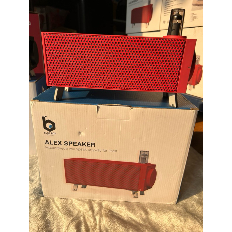สินค้าตัวโชว์หน้าร้านสภาพสวย ลำโพงบลูทูธ Blue Box Alex Vacuum Tube ...