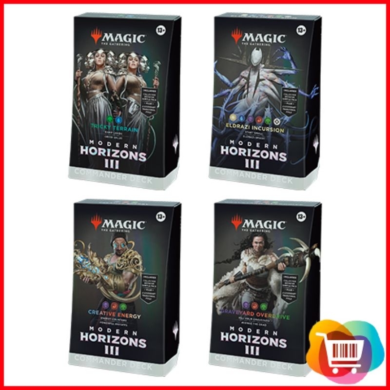 [MTG] Modern Horizons 3 Commander Decks SET of 4 | Shopee Thailand