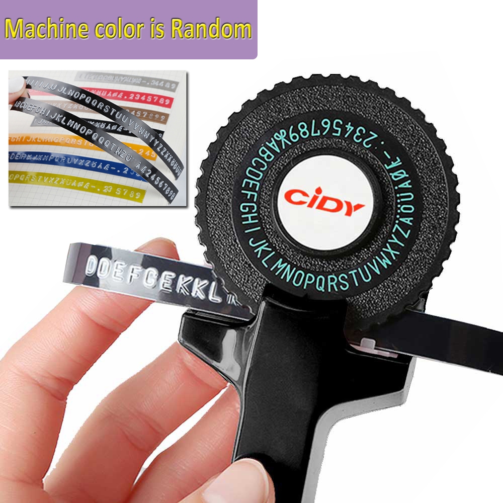 Multicolor CIDY ยี ่ ห ้ อ C101 embossing label maker แทน MOTEX E101 คู ่ มือเครื ่ องพิมพ ์ ดีด ...