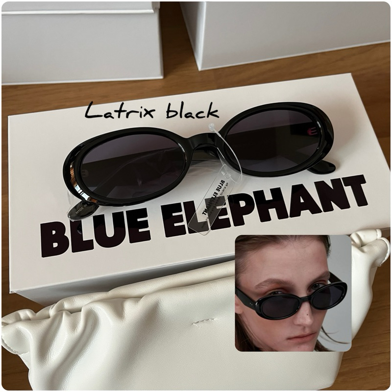 แท้💯พร้อมส่งlatrix black ] 🇰🇷 BLUE ELEPHANT แว่นกันแดด รุ่นLatrix ,Etty ...