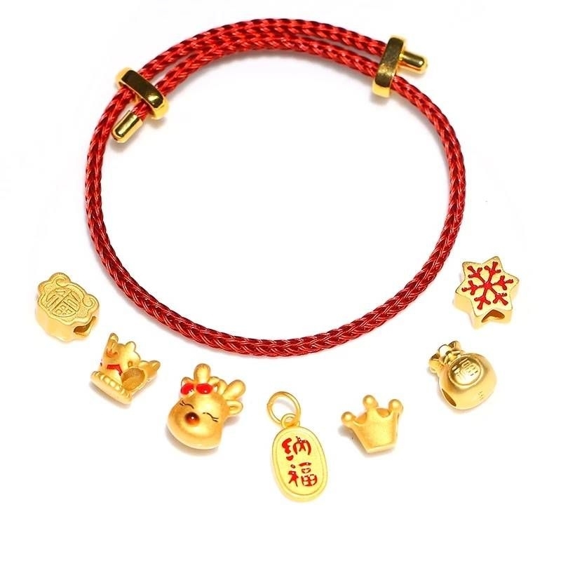 กำไลสลิงDIY ชุดอะไหล่กำไลข้อมือร้อยสร้อยปี่เซียะ สาย3มิล ฟรีไซส์สายปรับ ...