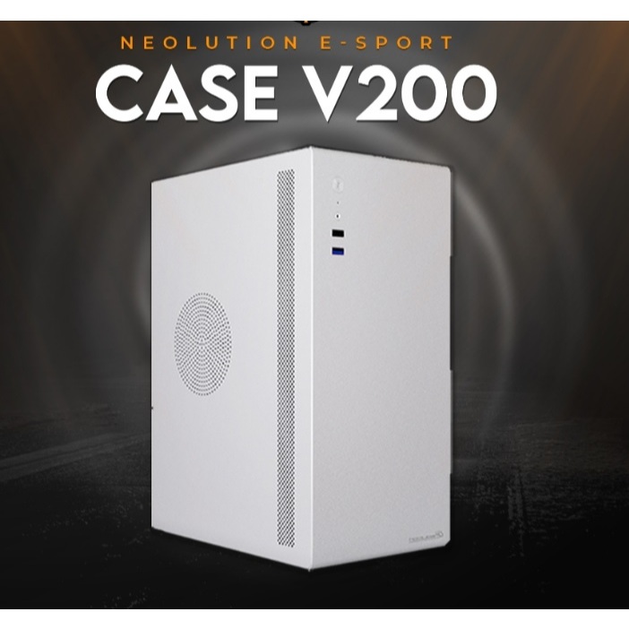 CASE Neolution E-Sport Micro ATX V200 WHITE (รับประกัน 2 ปี) | Shopee Thailand