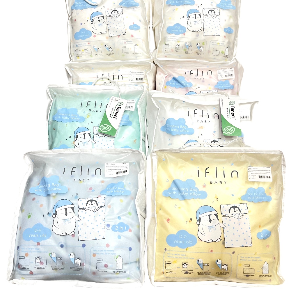 Iflin Baby-9m+ ถุงนอน+หมอนเด็กไซส์ Mini Toddler (9 เดือนขึ้นไป ...