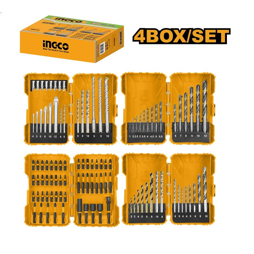 INGCO ชุดดอกสว่าน+ดอกไขควง รุ่น COS23045 บรรจุในกล่อง 4 กล่อง - 1 set ...