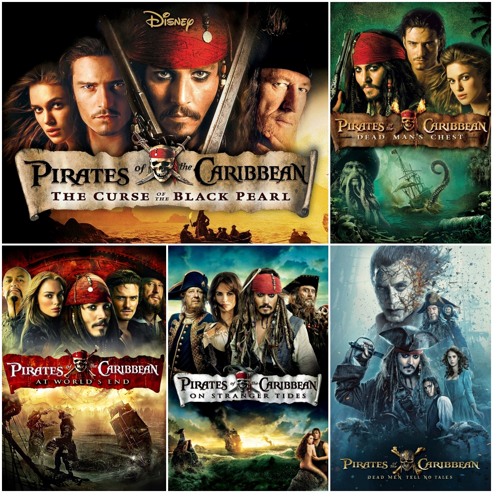 USB Flash Drive ไฟล์หนัง Pirates of the Caribbean รวมครบ 5 ภาค พากย์ไทย ...