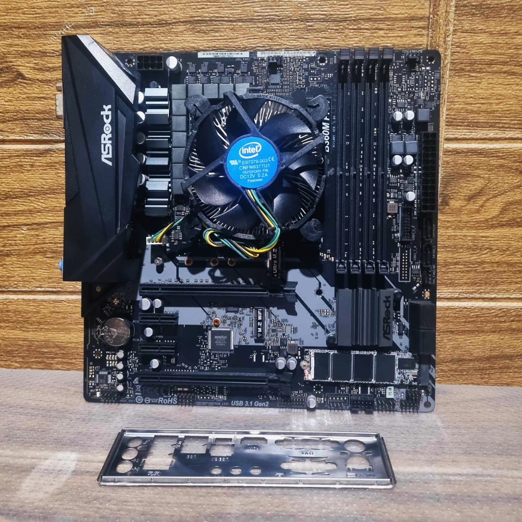 CPU INTEL CORE I5 9400F 6C/6T + ASROCK B360M PRO (LGA 1151) มือ2 (ไม่มีกล่อง) ใช้งานปกติประกัน 7 ...