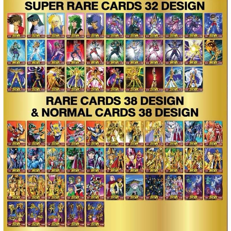 Animate Collection Cards Saint Seiya Super Rare Cards | Shopee Thailand