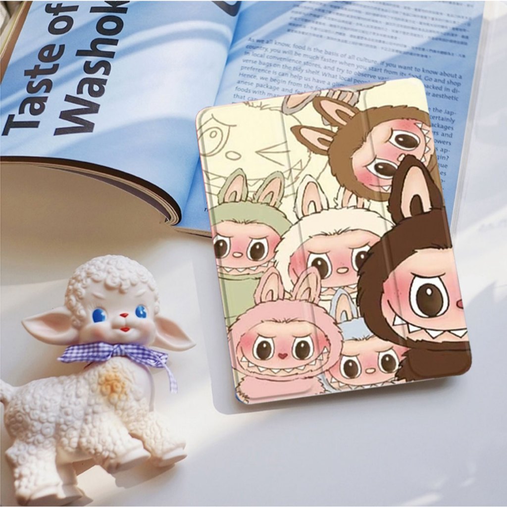เคสฝาพับ Labubu เคส SAMSUNG Tab S6 lite Tab A7 lite A9 Plus A8 10.5 มี ...