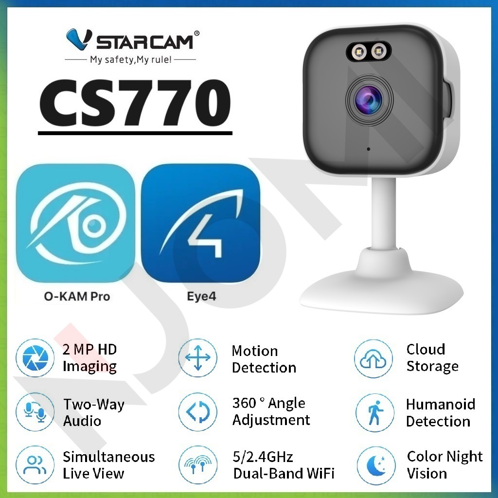 VSTARCAM CS770 FULL HD 1080p 2MP 5GHz Dual-Band WiFi Camera กล้องวงจร ...
