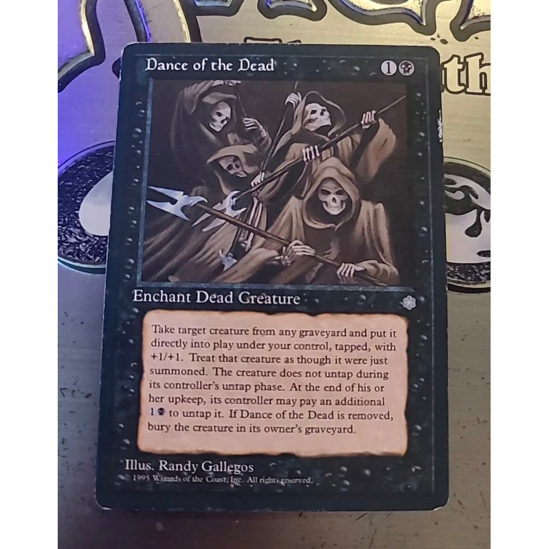 การ์ด MTG Dance of the Dead Black Magic the gathering EDH รุ่น Ice Age สภาพ Ex-Nm | Shopee Thailand