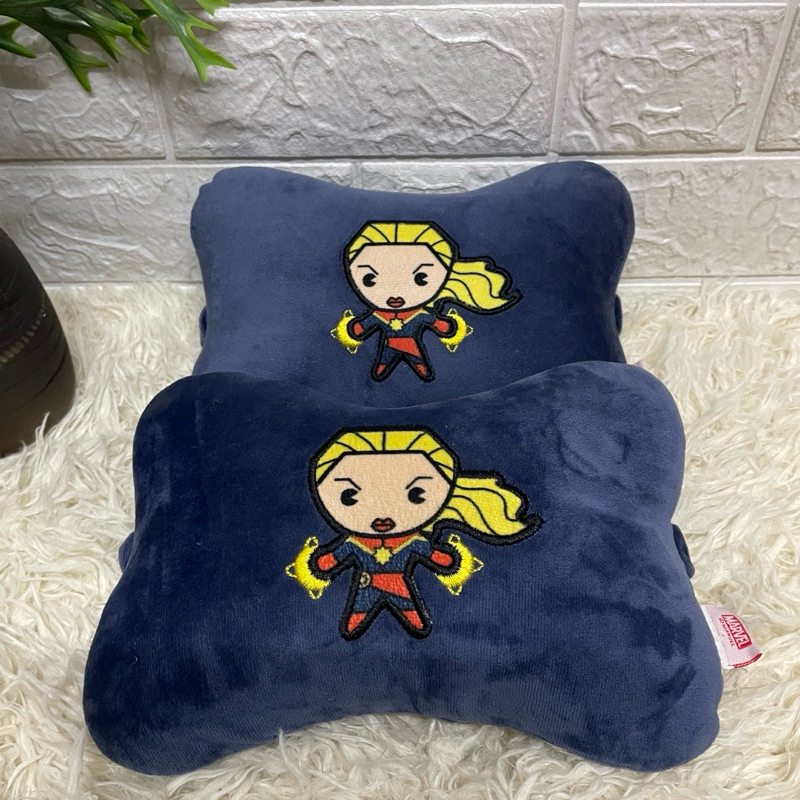 หมอนรองคอ ใส่เบาะรถยนต์ Marvel Miniso กว้าง 10 สูง 7 นิ้ว ราคา 190 บาท ...