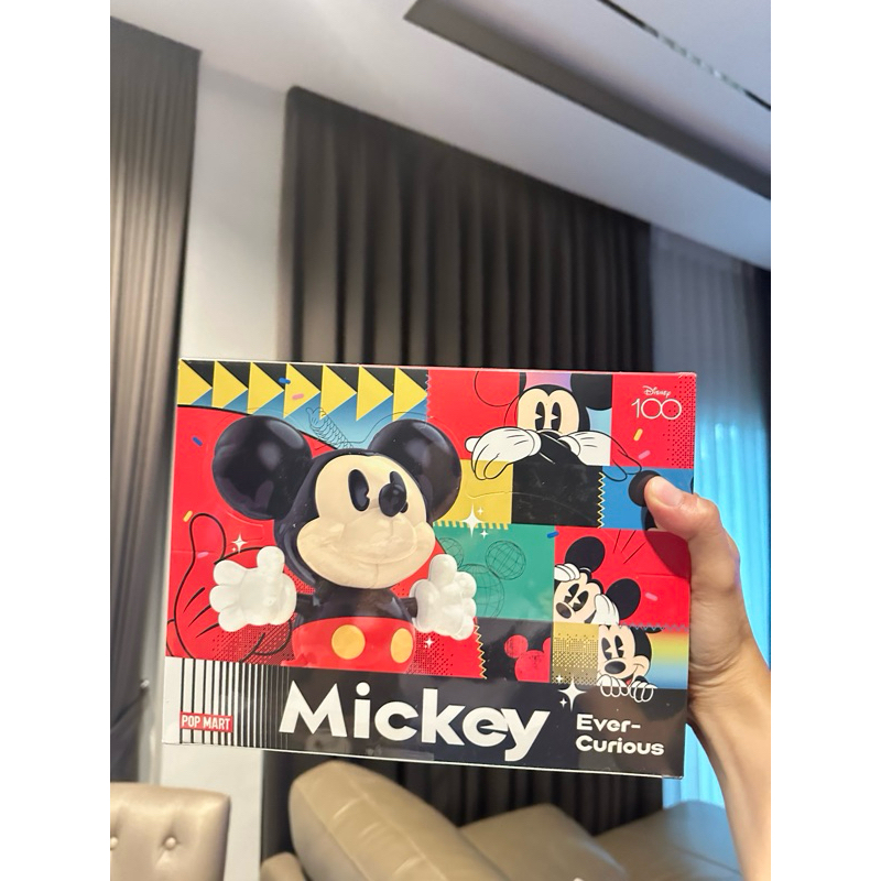 กล่องสุ่ม Mickey Mouse Every Curious POPMART ใหม่ไม่แกะ ยกบล็อค ไม่ซ้ำ ...