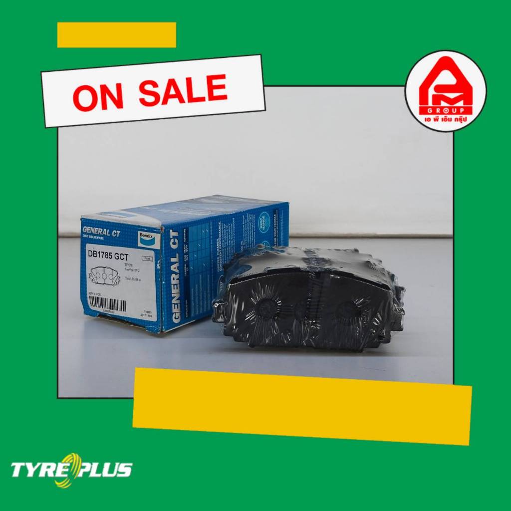 ผ้าเบรคหน้า Bendix รุ่น TOYOTA New Vios / 07-12 Yaris 1.5 S / 06 ...