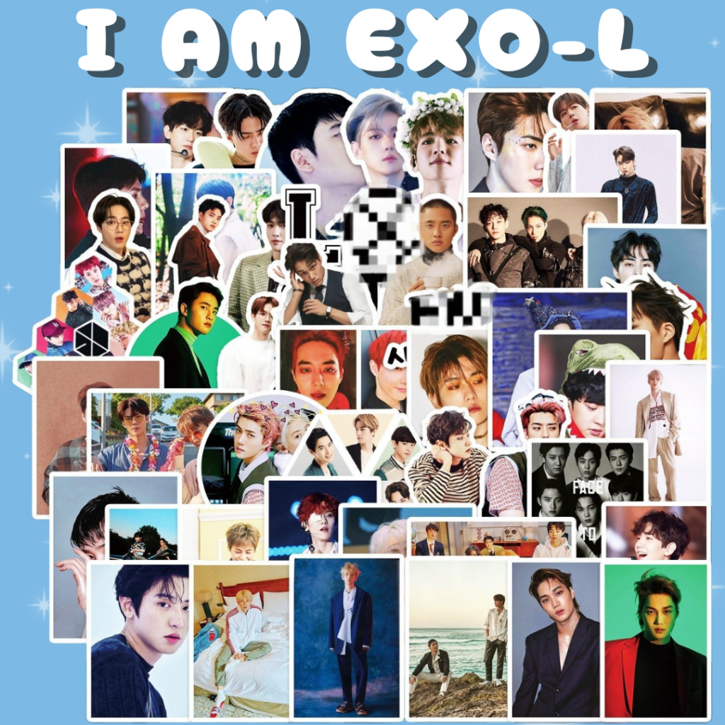 พร้อมส่ง เซ็ต Sticker EXO ไม่ซ้ำแบบ dicut แล้ว | Shopee Thailand