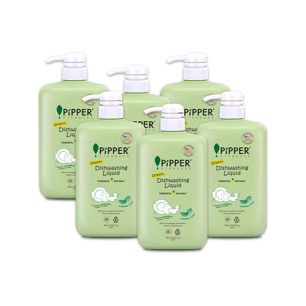 PiPPER STANDARD ผลิตภัณฑ์ล้างจานธรรมชาติกลิ่นกลิ่นสเปียร์มินต์ 900 มล. ...