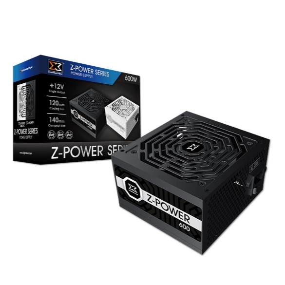 POWER SUPPLY (อุปกรณ์จ่ายไฟ) XIGMATEK Z-POWER SERIES 600W มี 2 สี ขาว ดำ สินค้ารับประกัน 5ปี ...