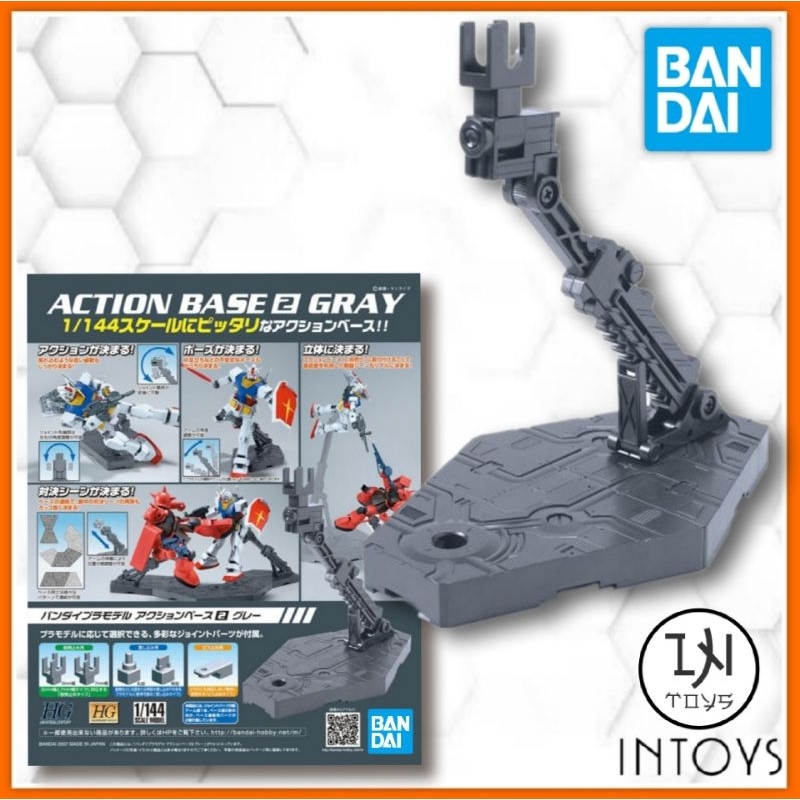 BANDAI - Action Base 2 GRAY (Display) ( HG-RG 1/144 / SD ) ( Gunpla ...