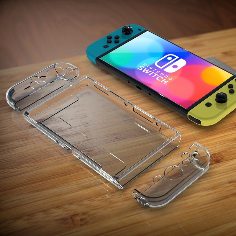 เคสซิลิโคนเคสนิ่มNintendo Switch oled TPU โปร่งใส ป้องกันแยกชิ้น | Shopee Thailand