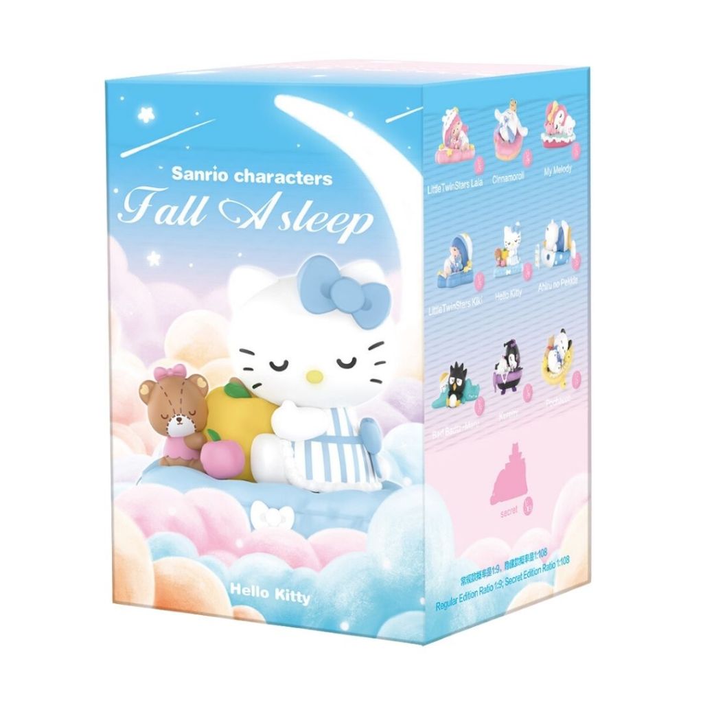 Live 20.00 ** Sanrio Characters Fall Asleep กล่องสุ่ม POP MART | Shopee ...