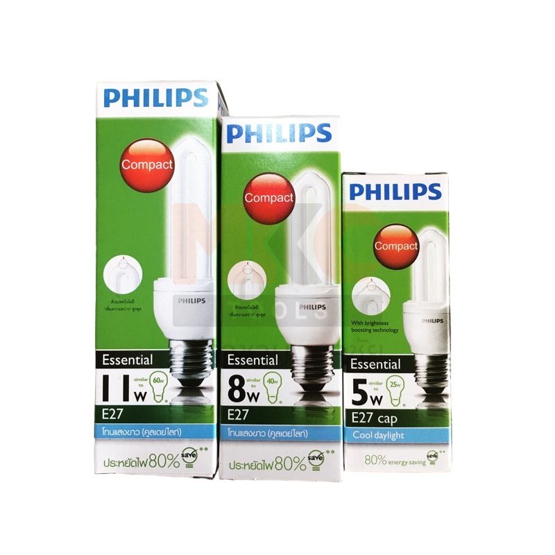 PHILIPS หลอด Essential 23W E27 D/L 1370LM | Shopee Thailand
