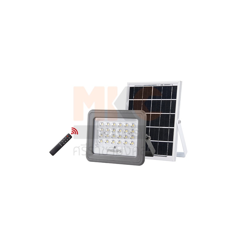 PHILIPS โคมฟลัดไลท์โซลาร์เซลล์ 10W LED15/765 1500LM รุ่น BVC080 ...