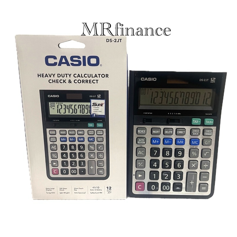 Casio DS-2JT ของใหม่ ของแท้ Heavy Duty Calculator | Shopee Thailand