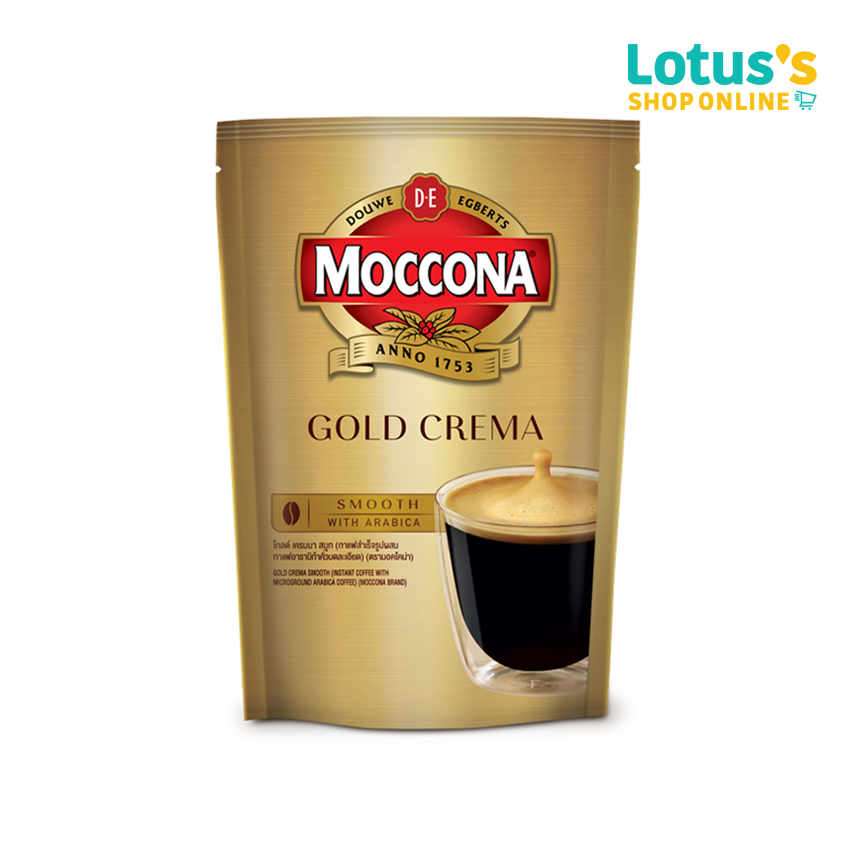 มอคโคน่า โกลด์ เครมมา สมูท กาแฟสำเร็จรูป ขนาด 100 กรัม (แบบถุง) MOCCONA GOLD CREMA SMOOTH 100 G ...