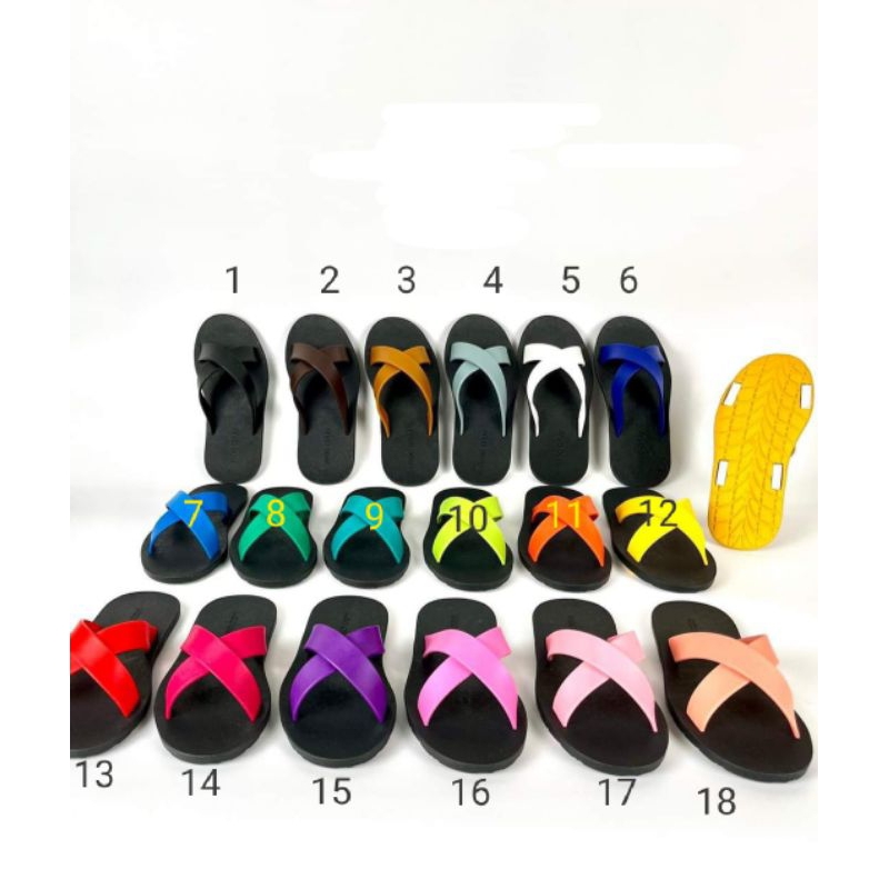Moochuu รองเท้าแตะ รุ่น Mc02 สีสันสดใส.. ทน.. ใส่สบายเท้า.. | Shopee ...