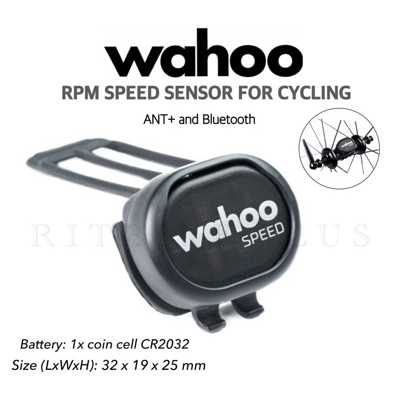 (โค๊ดส่วนลด) เซ็นเซอร์ความเร็ว WAHOO RPM SPEED รองรับระบบ Bluetooth และ ...