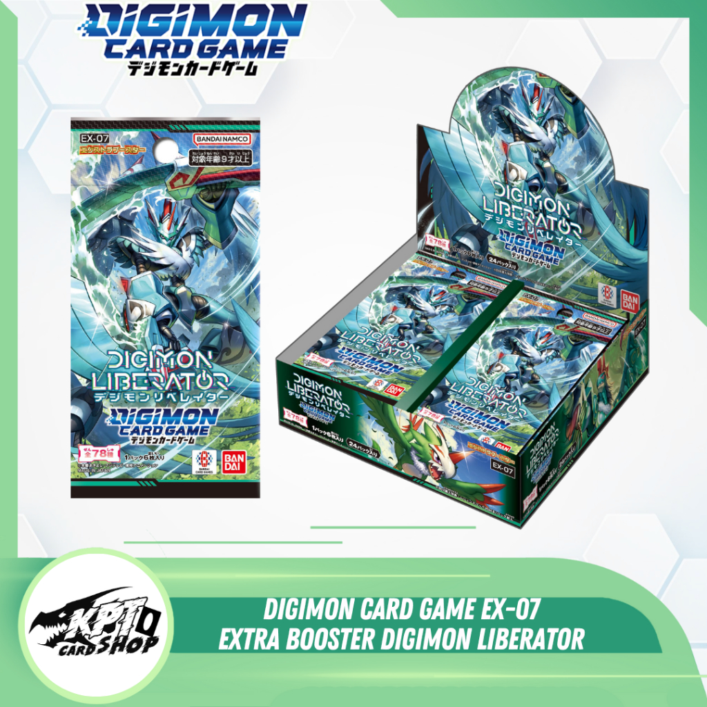 DIGIMON CARD GAME EXTRA BOOSTER DIGIMON LIBERATOR [EX-07] | Shopee Thailand