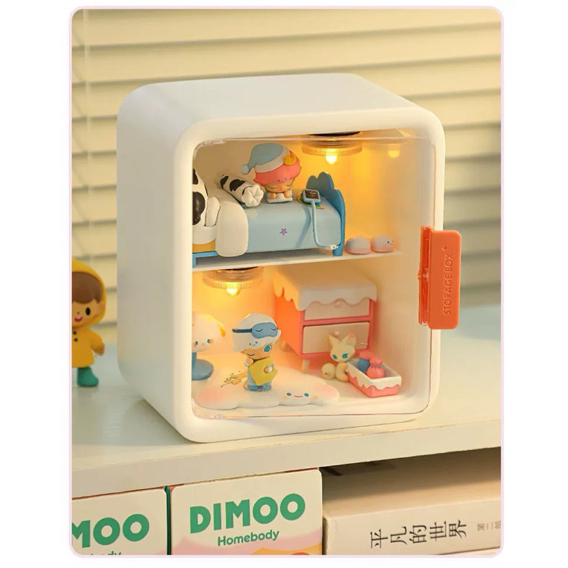 พร้อมส่ง ️กล่องใส่โมเดล art toy กล่องสุ่ม ตุ๊กตาpopmart cry baby dimoo ...