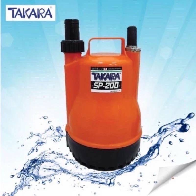 🔥ของแท้ ประกันศูนย์🔥 ไดโว่ ปั๊มแช่ TAKARA รุ่น SP-200 5/8"-1" ดูดน้ำสะอาด ปั๊มดูดน้ำ SP200 น้ำพุ ...