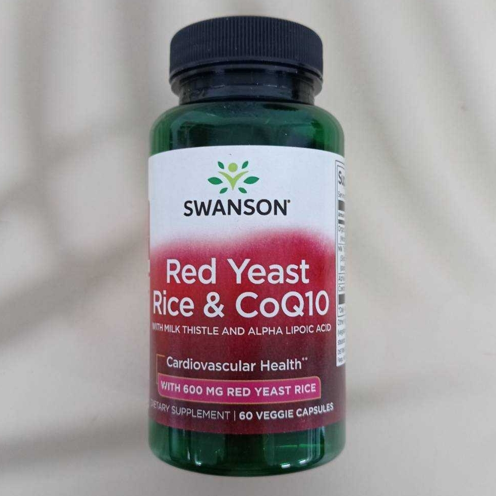 [Swanson®] Red Yeast Rice & CoQ10 with Milk Thistle and Alpha Lipoic ...