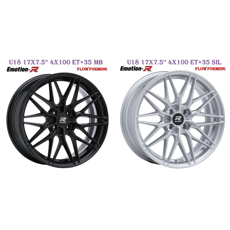 ล้อแม็กขอบ17 4x100 FLOW FORMING Emotion R | Shopee Thailand