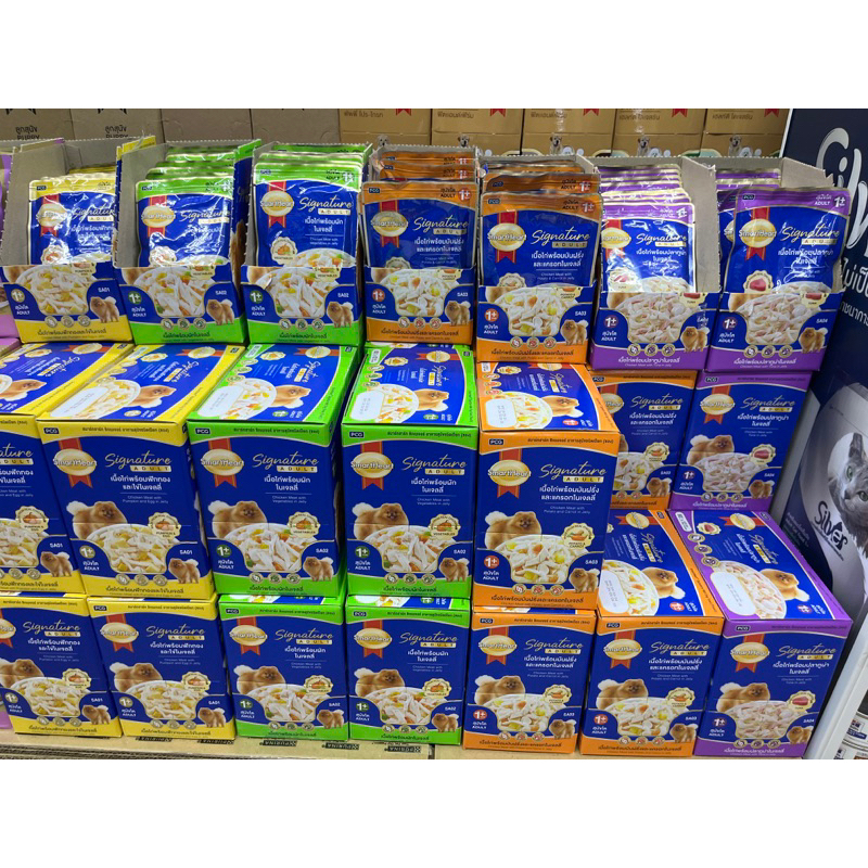 SmartHeart Signature อาหารเปียกสุนัขโต [ยกโหล 12 ซอง] สมาร์ทฮาร์ท ซิก ...