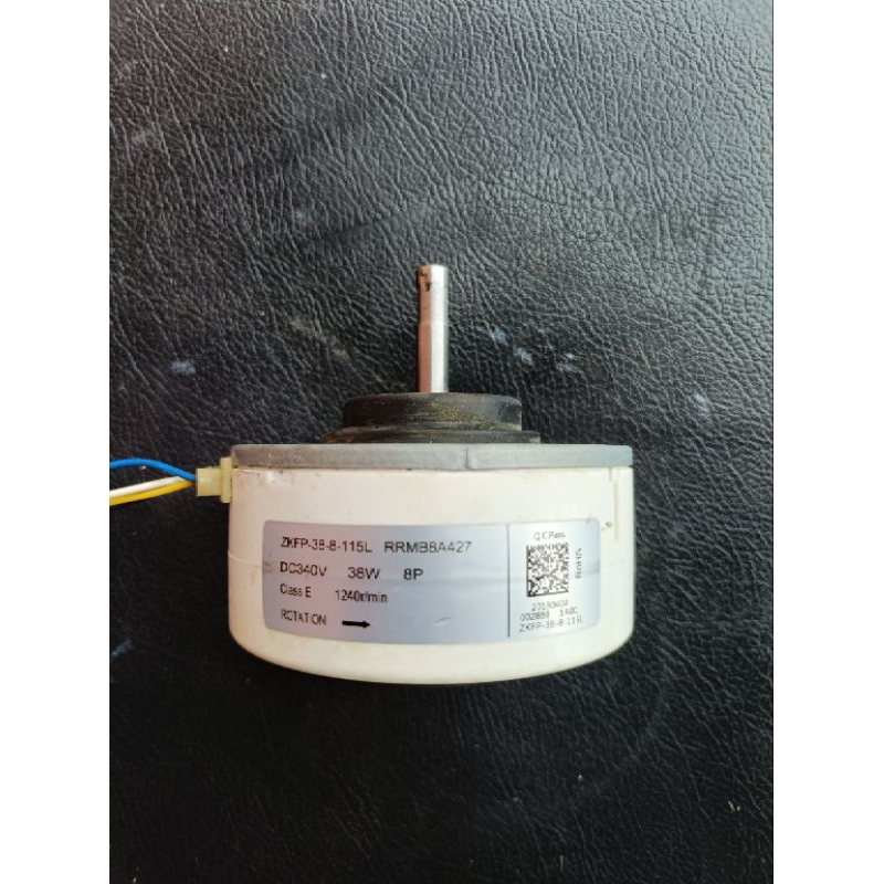 มอเตอร์คอยล์เย็นแอร์Hitachi_ZKFP-38-8-115L/DC340v_38w_8p_สินค้าพร้อมใช้งานสินค้ามือสองใช้งานได้ ...