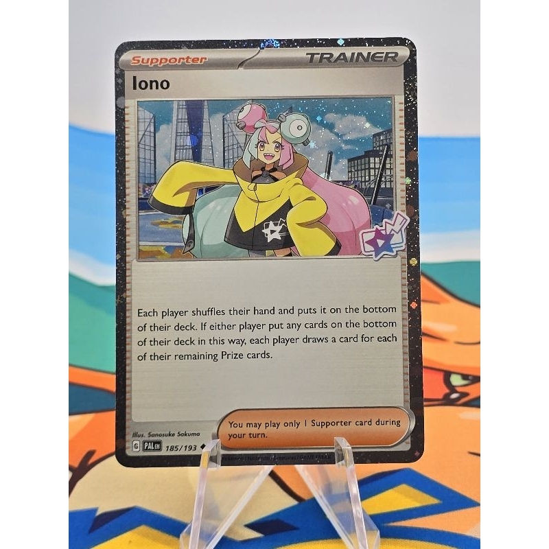 Pokemon Card "Iono Trainer Supporter 185/193" ENG Promo Card | Shopee ...
