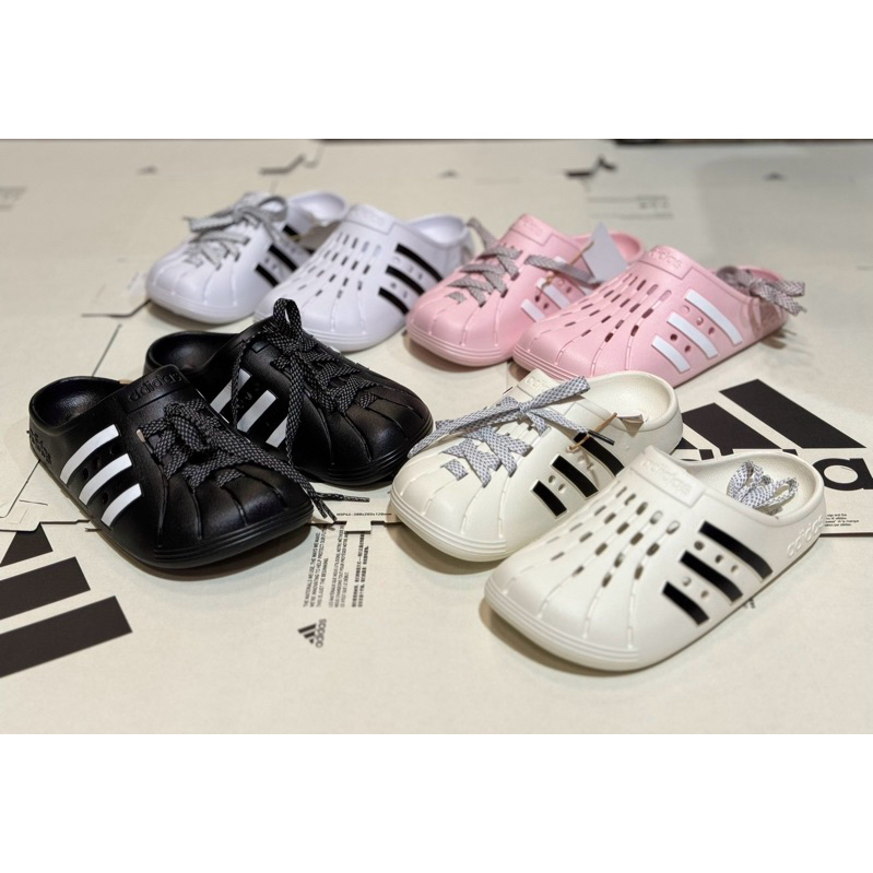 รองเท้าแตะ Adidas Adilette Clogs Blokecore Casual Women 's Lace-up ...