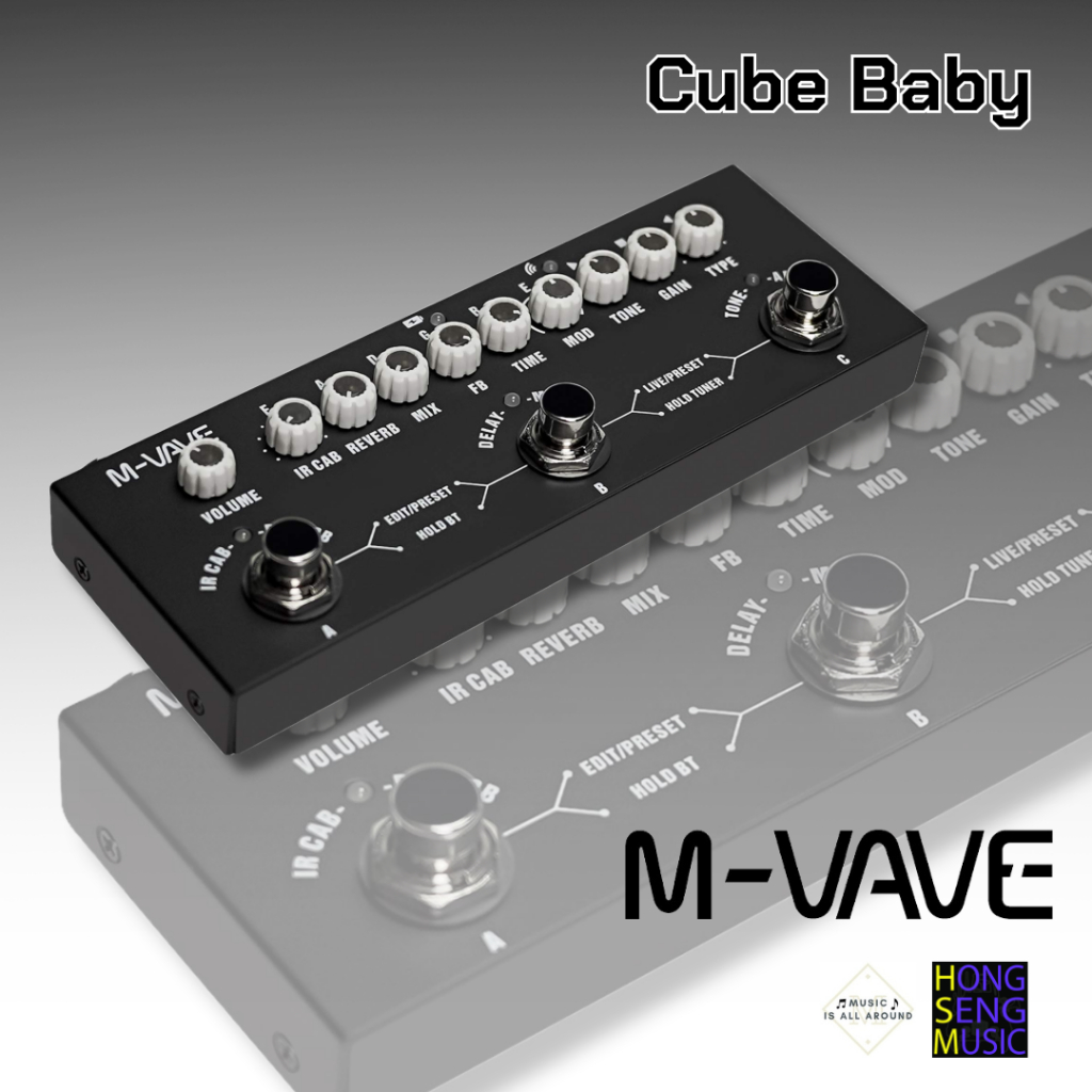 เอฟเฟคกีตาร์ไฟฟ้า M-VAVE : CUBE BABY | Shopee Thailand